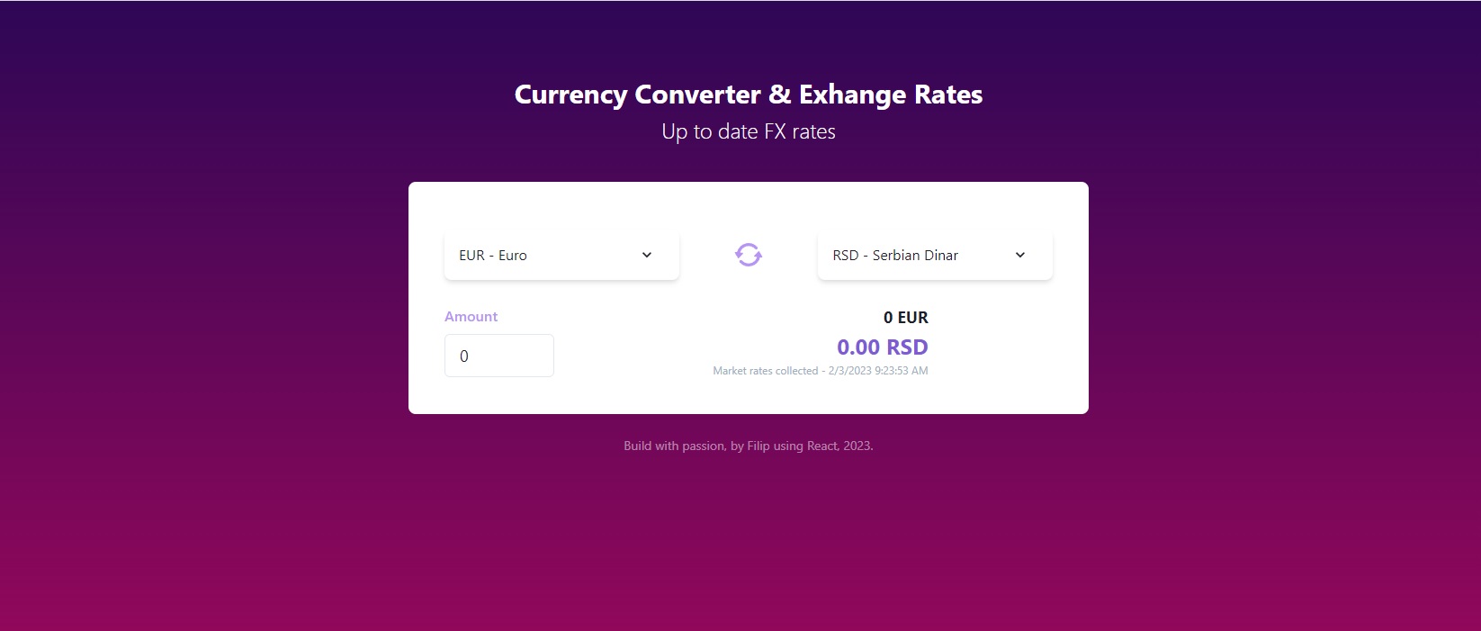 GitHub - filiptrifunovic-mile/exchange