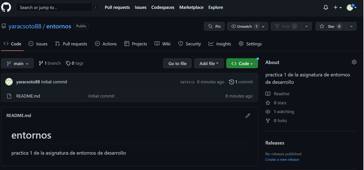 GitHub - yaracsoto88/entornos: practica 1 de la asignatura de entornos de desarrollo