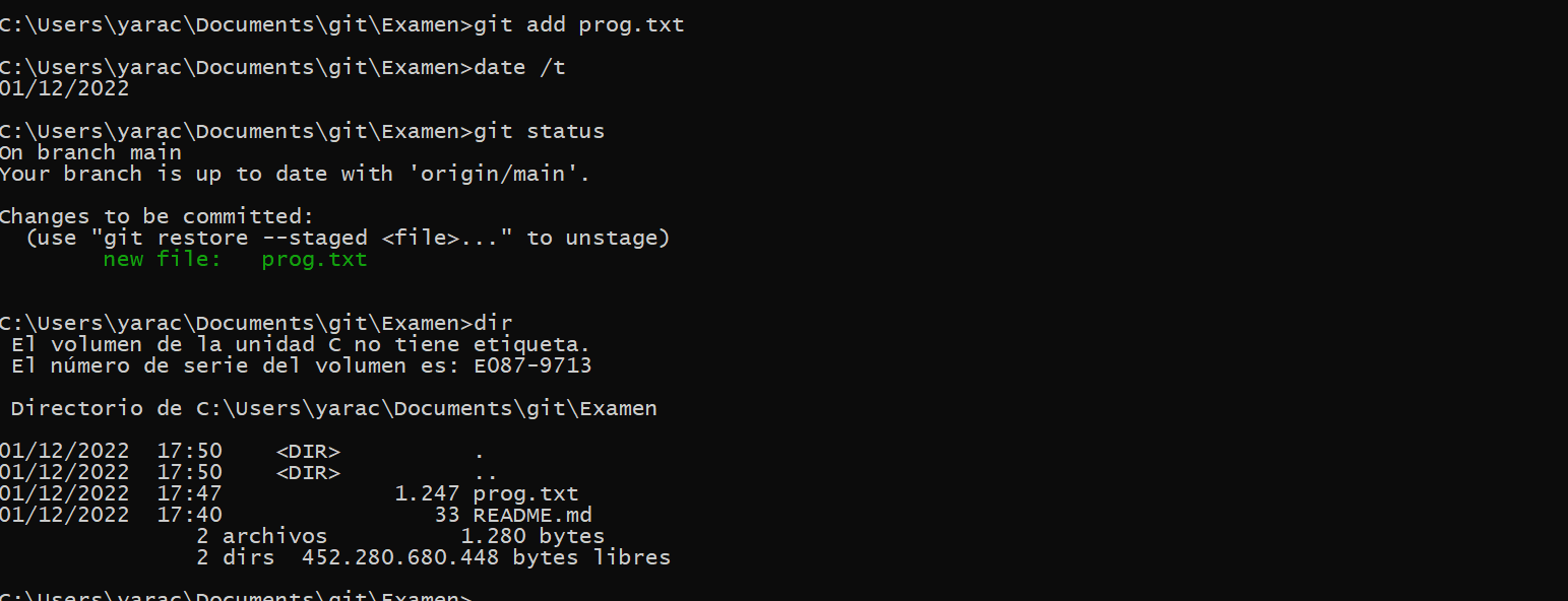 GitHub - yaracsoto88/Examen: Examen 1 de entornos