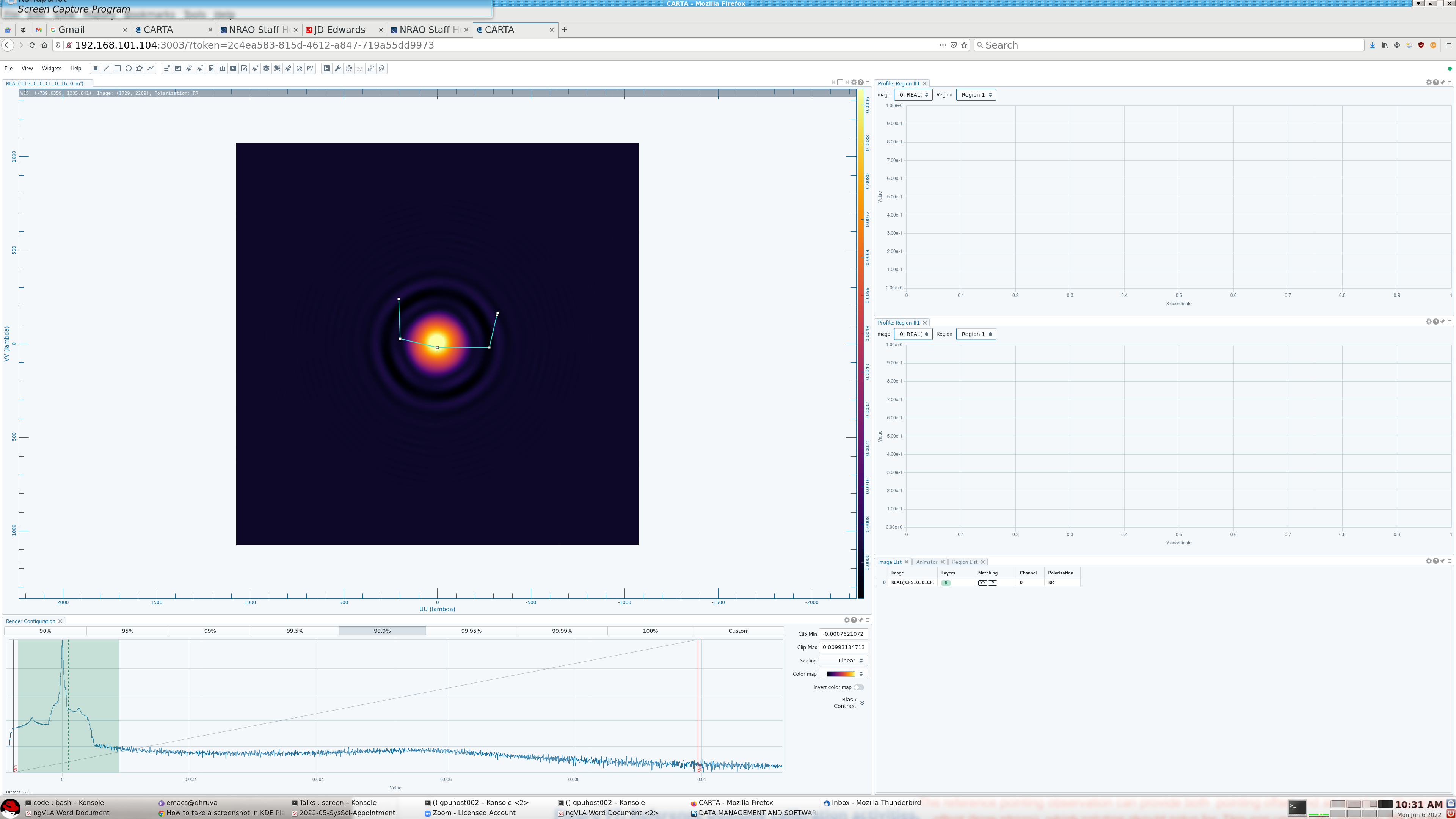 Feature request: Ability to show the pixel values along an arbitrary line-cut across the images ...
