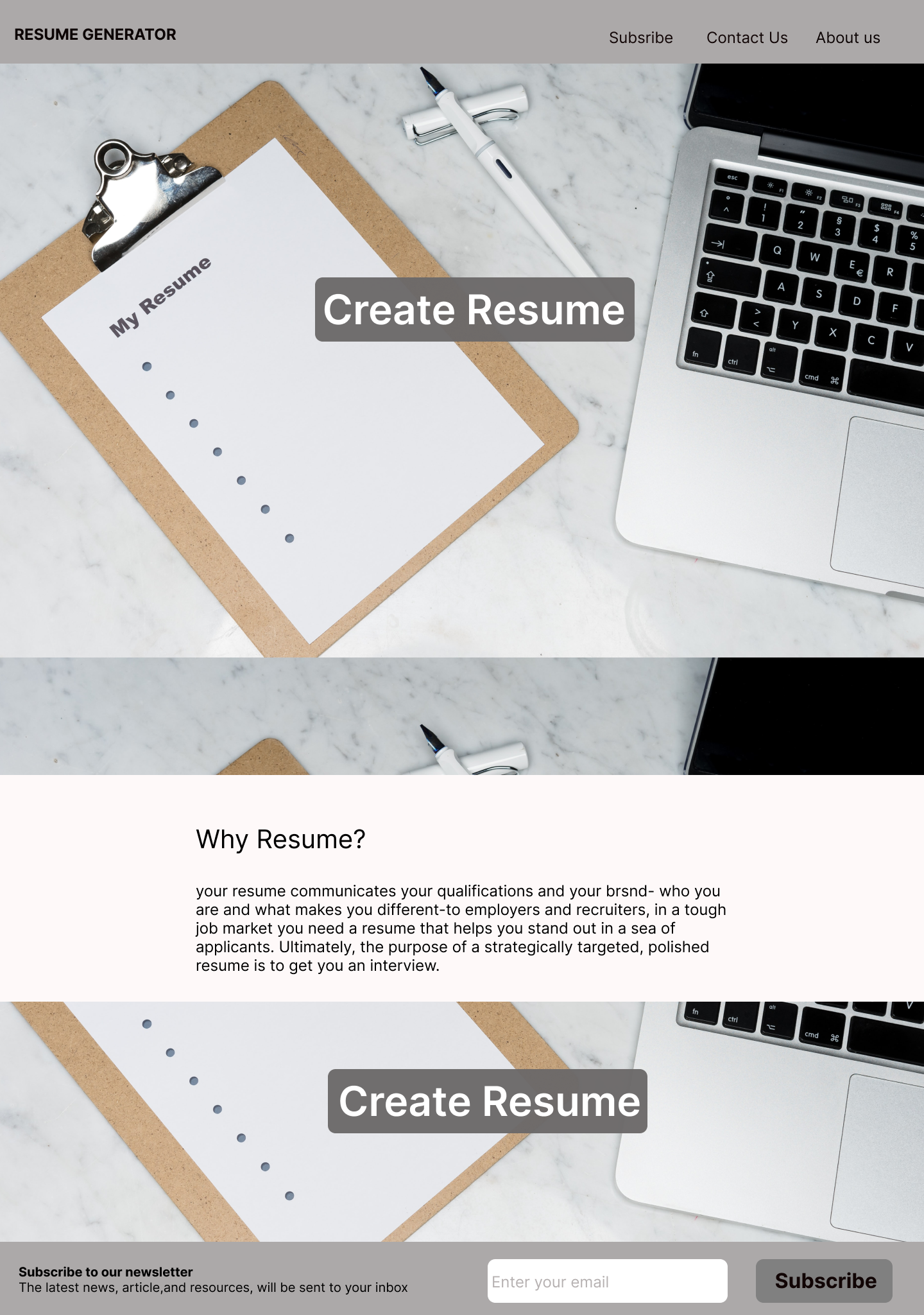 GitHub - Balaji-444/Template-Online-Resume-Creator-Website: This is a Website about Resume ...