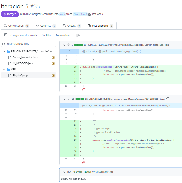 Ejemplo de Trazabilidad - alru2002/ISO-II-C03 GitHub Wiki