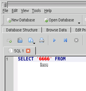 OS2 support and display of extended characters · Issue #2608 · sqlitebrowser/sqlitebrowser · GitHub