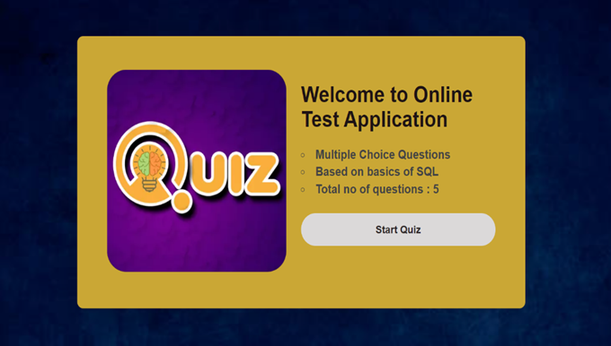 GitHub - sammy011098/Online_Test_Application
