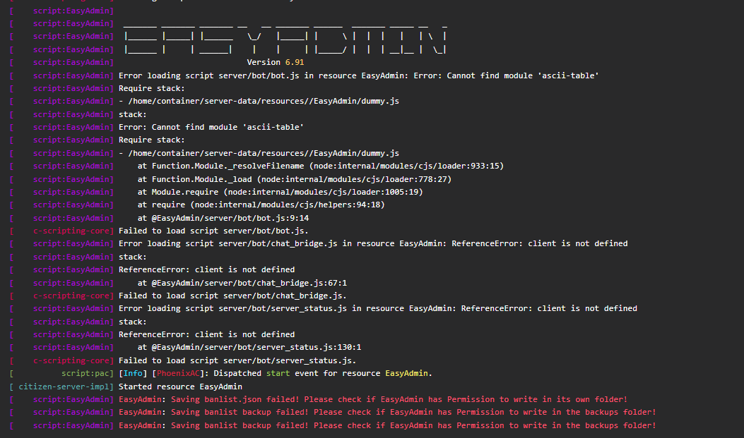 Some Errors · Issue 505 · Blumlauteasyadmin · Github 