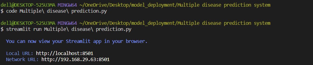 GitHub - Nikhil2893/Multiple_disease_prediction_system