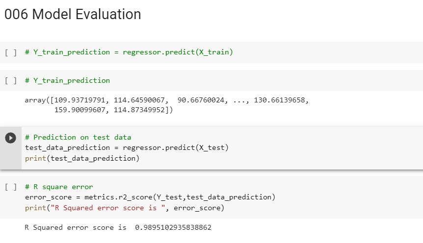 Github Nikhil2893project 8 Random Forest Regressor Gold Price Prediction Random Forest