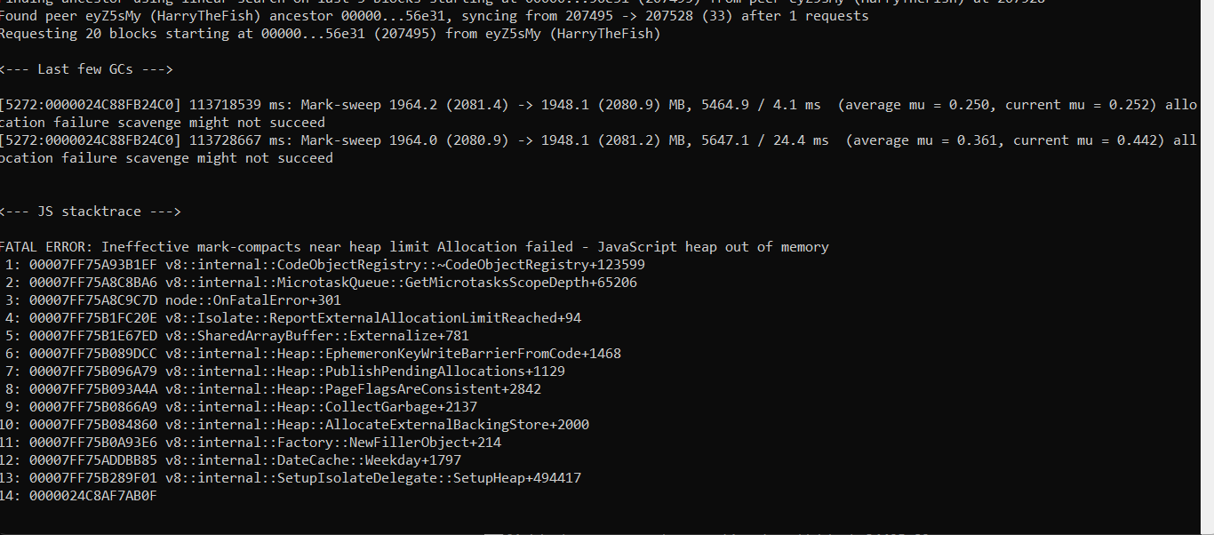 Memory Leak (Heap) · Issue #2350 · iron-fish/ironfish · GitHub