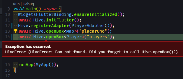 HiveError: Box not found when calling Hive.openBox() · Issue #319 · isar/hive · GitHub