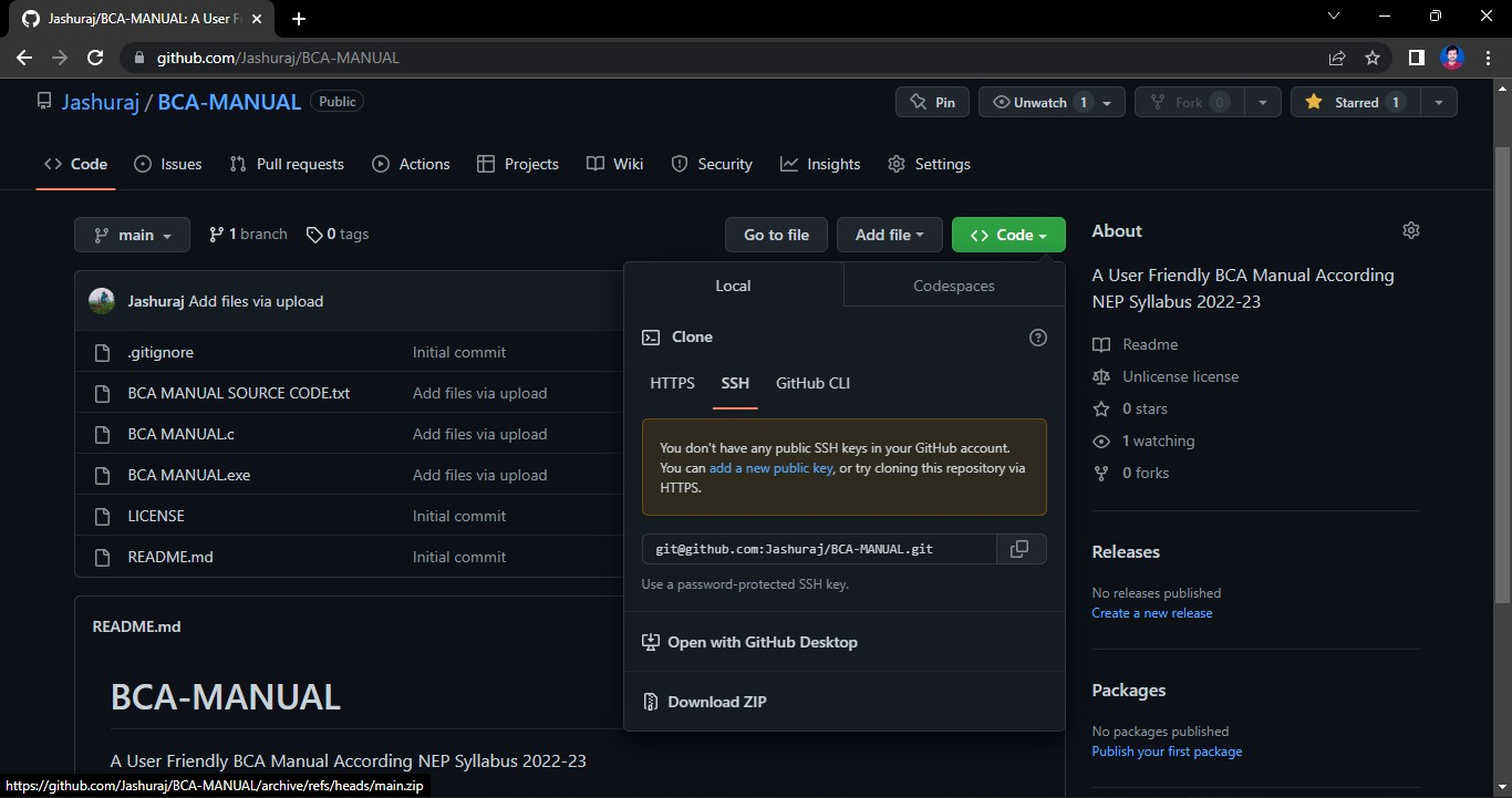 GitHub - Jashuraj/BCA-MANUAL: A User Friendly BCA Manual According NEP Syllabus 2022-23