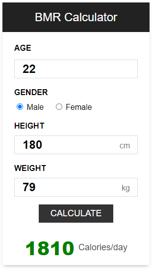 GitHub - vuongb2/BMR-Tracker: Single Page Application that tracks the users calorie and ...