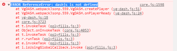 ERROR ReferenceError: dashjs is not defined in ionic3 · Issue #738 · videogular/videogular2 · GitHub