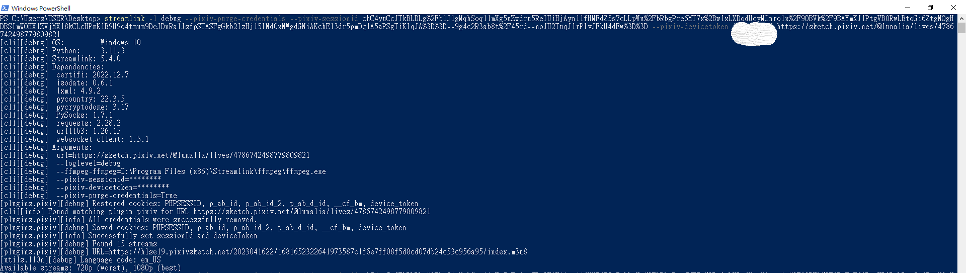 plugins.pixiv: login issues · Issue #5294 · streamlink/streamlink · GitHub