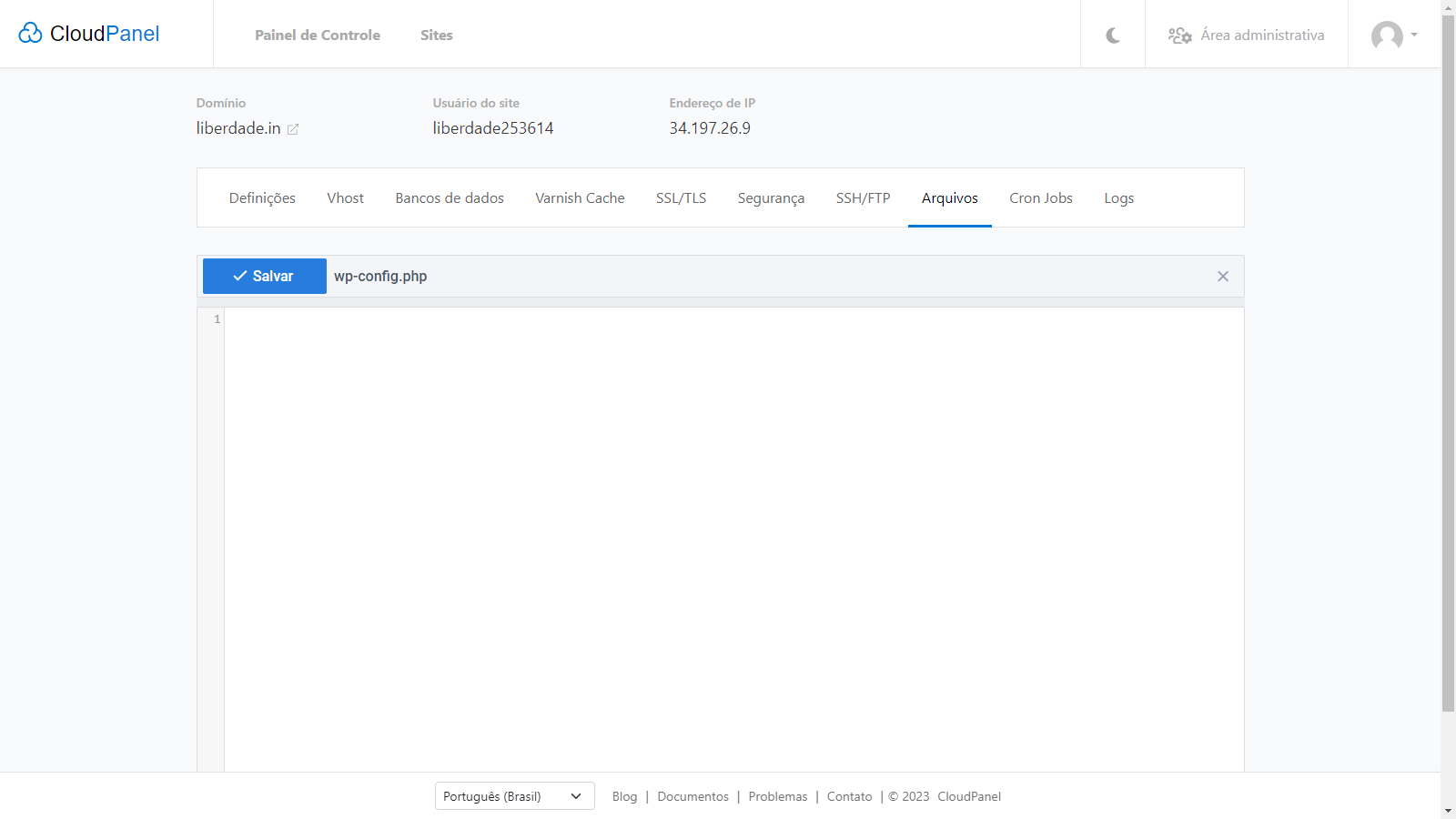 Files > Edit not available. · Issue #246 · cloudpanel-io/cloudpanel-ce · GitHub