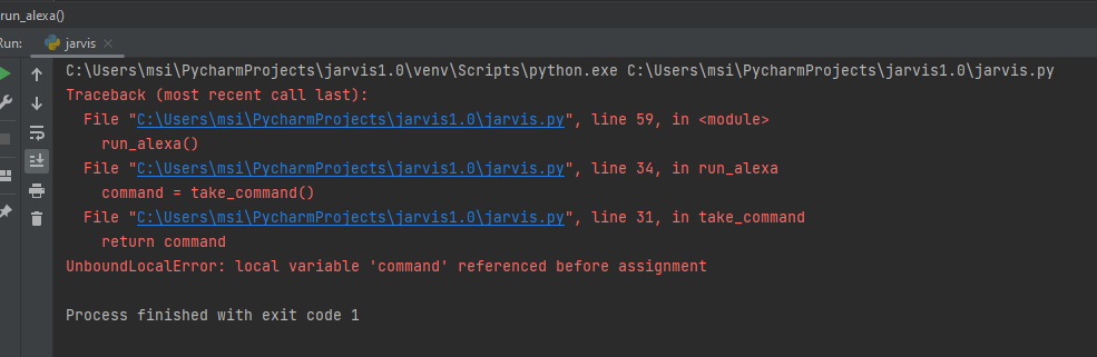 what is the problem? · Issue #130 · ProgrammingHero1/romantic-alexa · GitHub