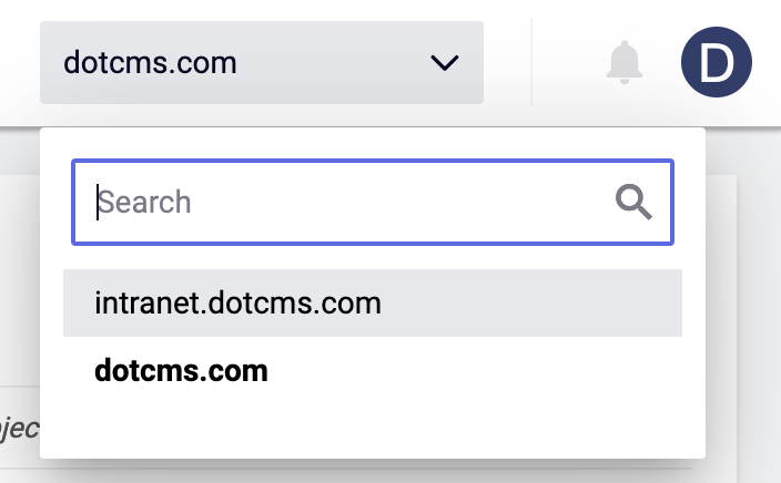 Make Site Selector Show Selected Site Correctly · Issue 23505 · Dotcmscore · Github