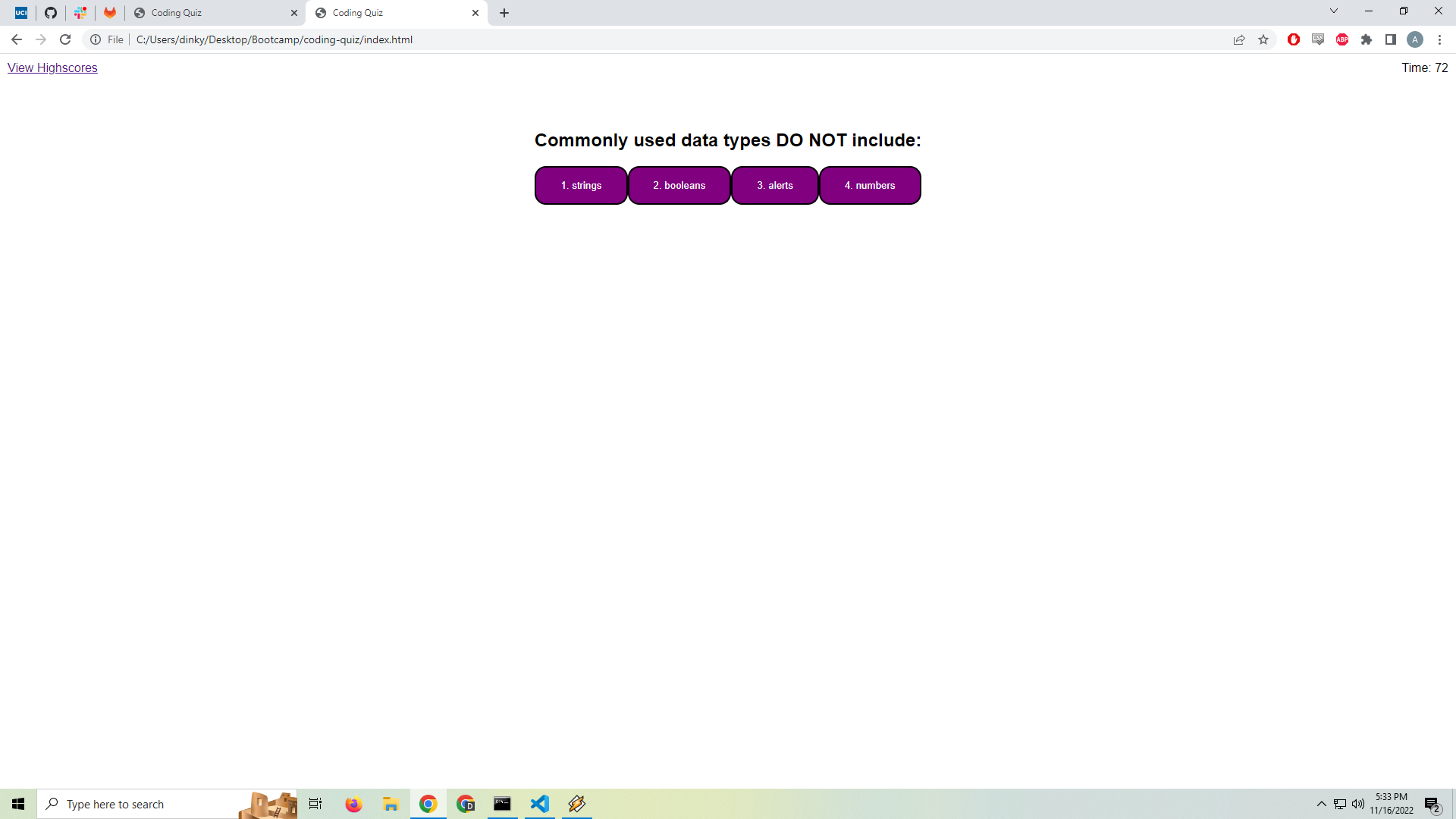 GitHub - a-wilson-96/coding-quiz