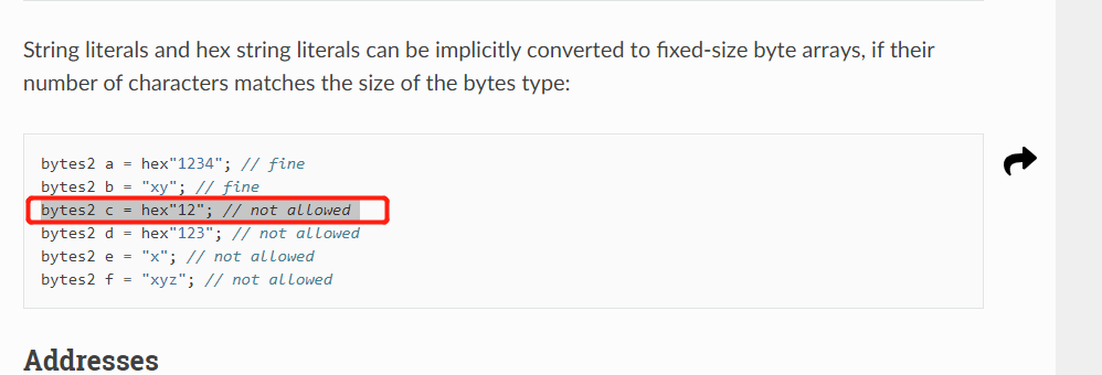 Conversion Of Shorter String Literals To Longer Fixed Bytes Is Not Disallowed As Stated In The 8858