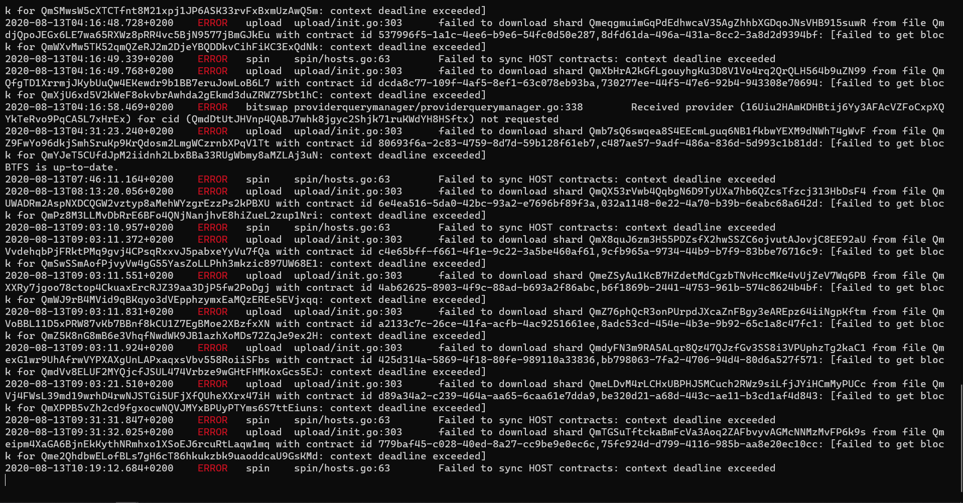 Refreshing Host UI causes daemon to go to inital validation. · Issue #624 · TRON-US/go-btfs · GitHub