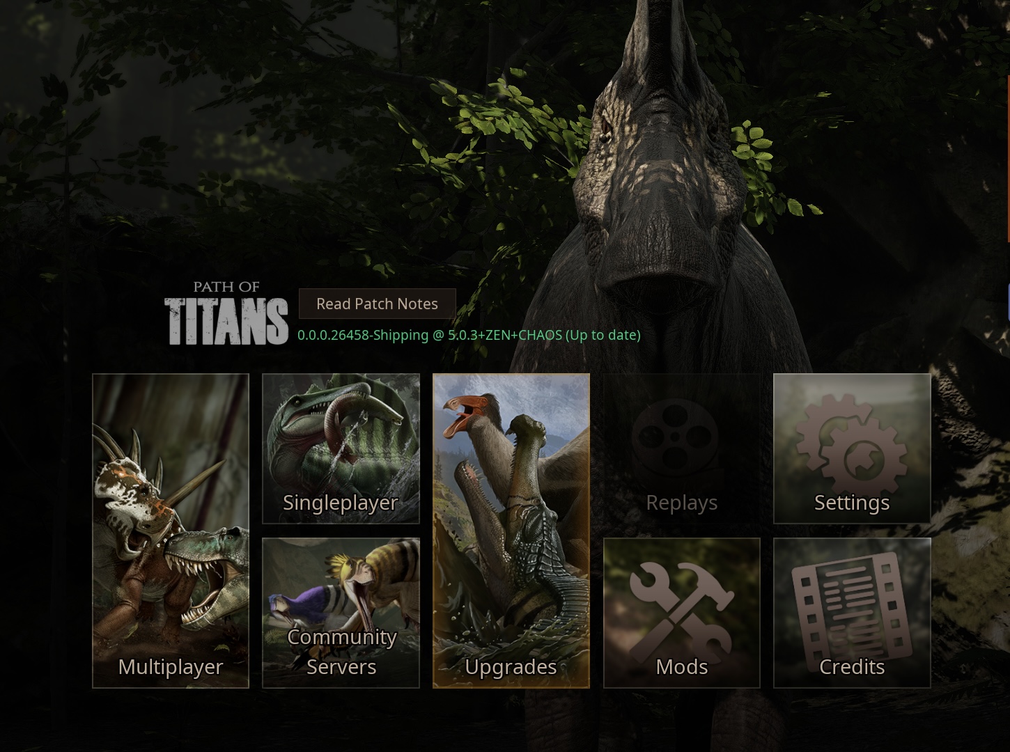Main Menu Ansel Bug · Issue #12182 · Alderon-Games/pathoftitans-bugs · GitHub