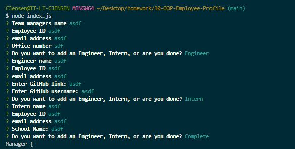 GitHub - CarrieLJ/10-OOP-Employee-Profile