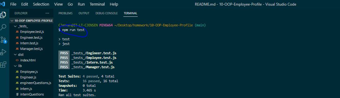 GitHub - CarrieLJ/10-OOP-Employee-Profile