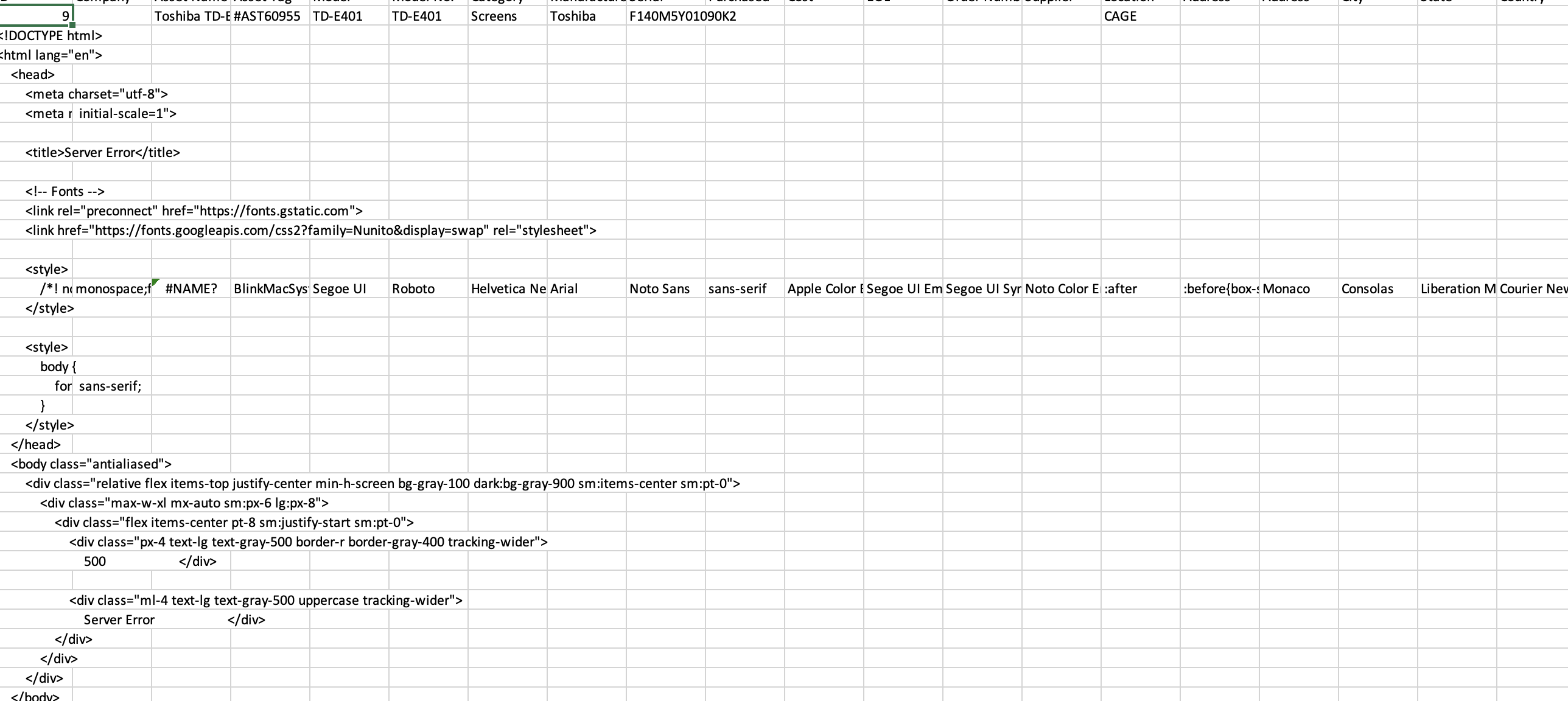 Generating Custom Report - Error · Issue #13296 · snipe/snipe-it · GitHub