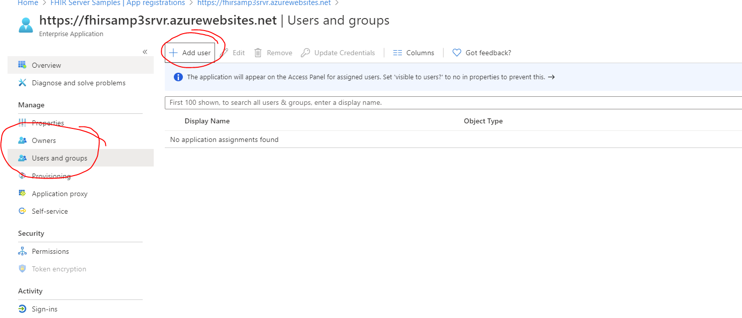 403 response when trying to access resources · Issue #84 · microsoft/fhir-server-samples · GitHub