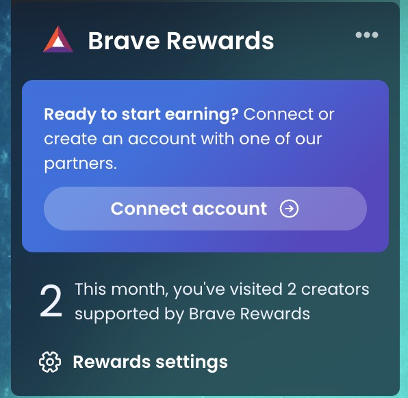 Simplify text on non-connected Brave Rewards panel and NTP Rewards ...
