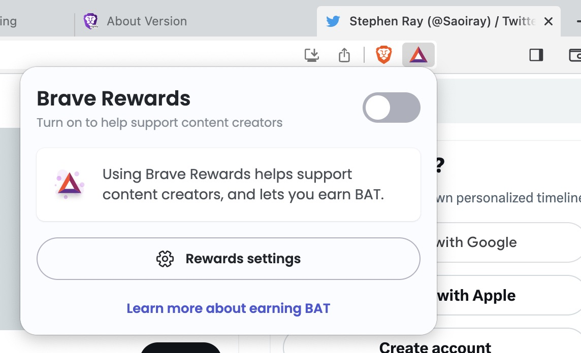 Broken Rewards panel for connected user: Rewards panel shows non ...