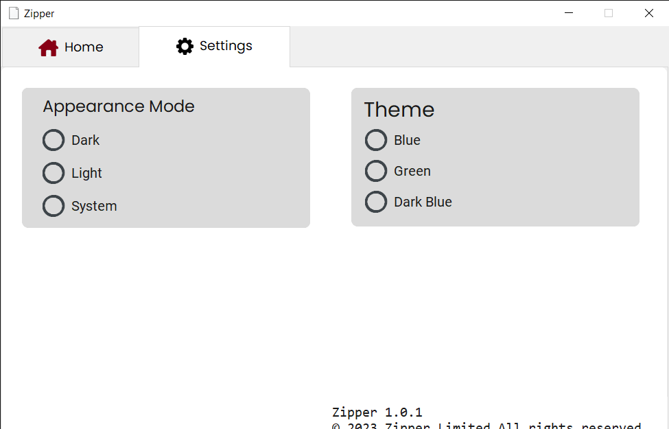 Github Sarthaktoolszipper Zip File Extracter Coded Purely In Custom Tkinter Python