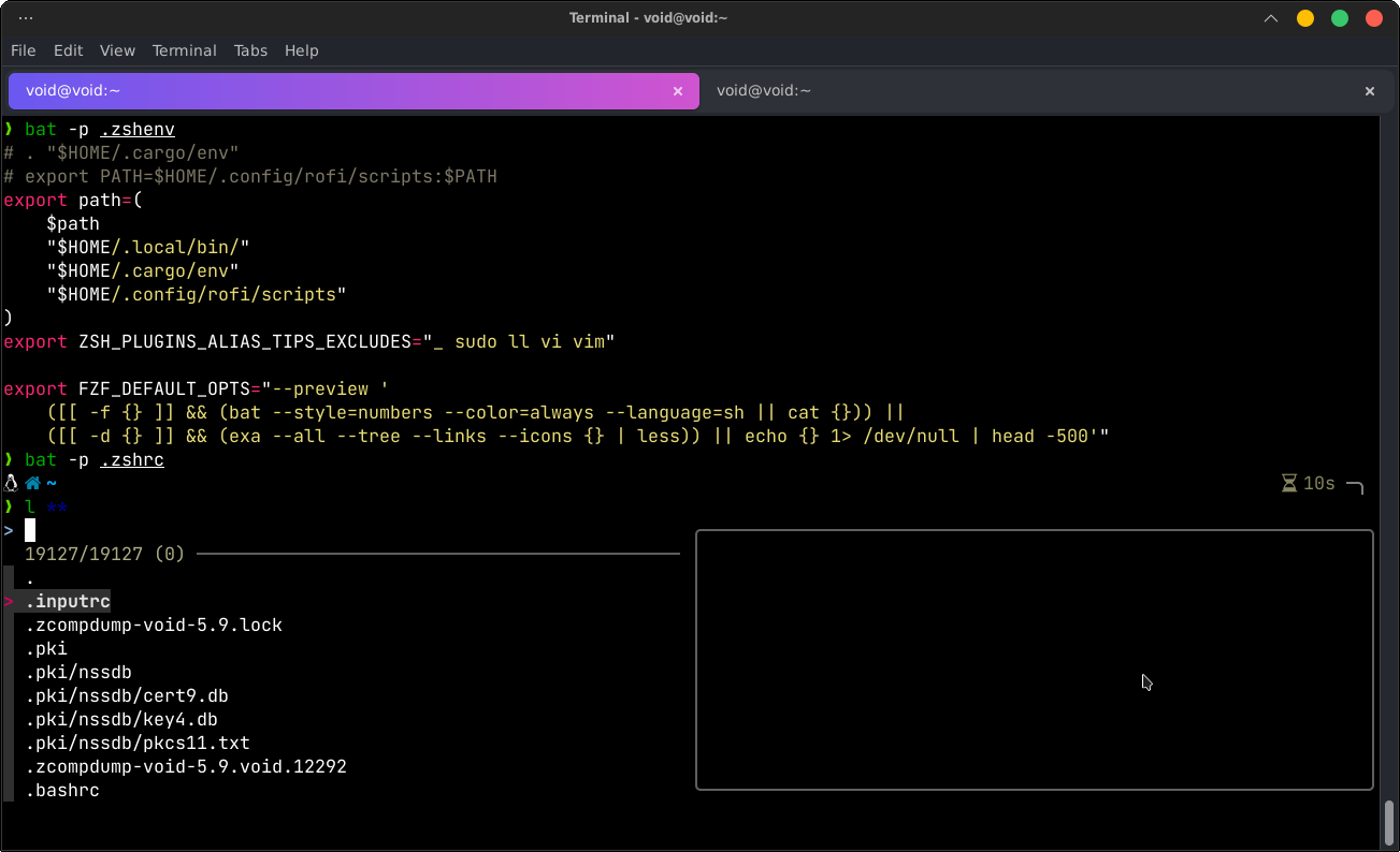 fuzzy completion `**` doesn't preview files · Issue #3092 · junegunn/fzf · GitHub