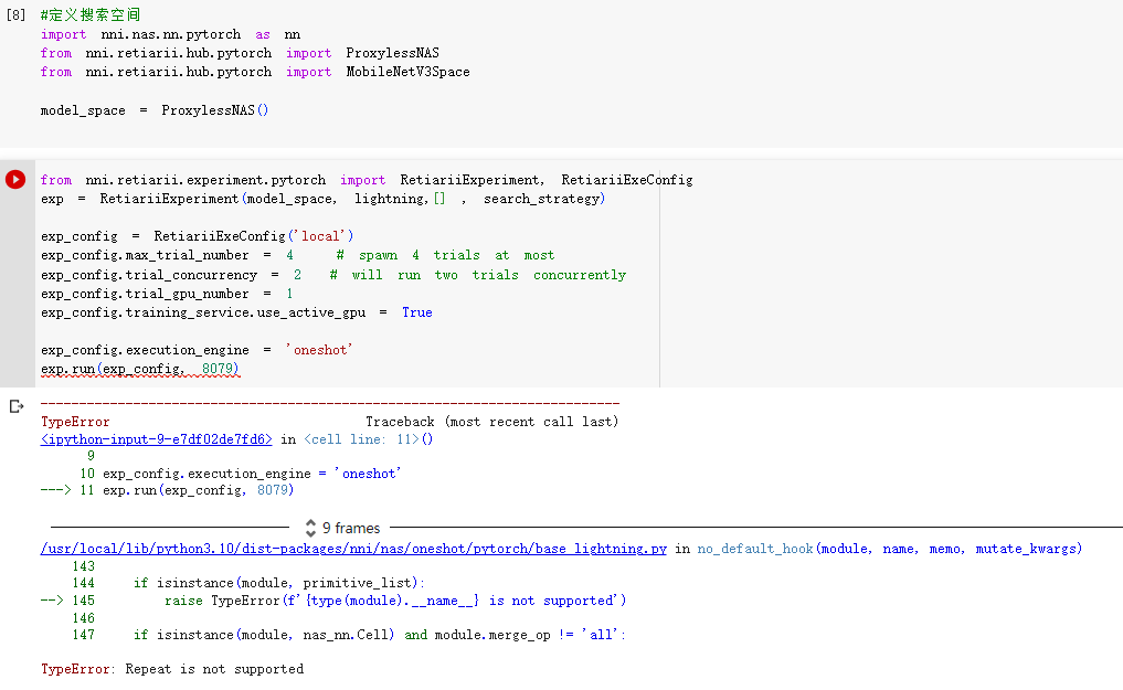 Repeat is not supported · Issue #5665 · microsoft/nni · GitHub
