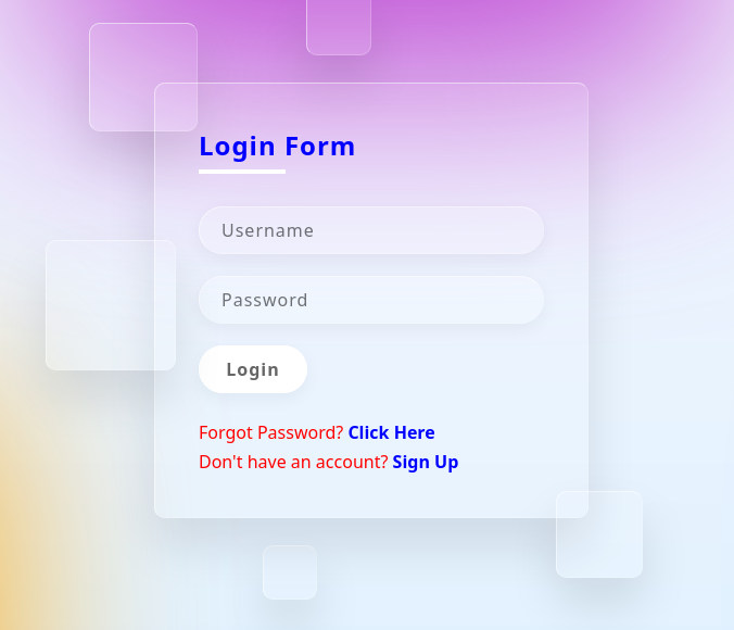 GitHub - shashankyo/Glassmorphs_login