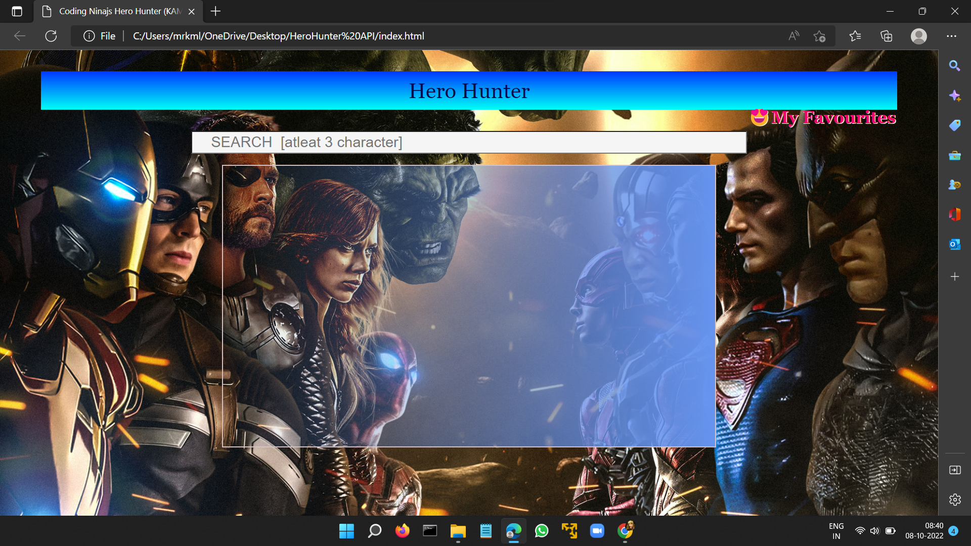 GitHub - KmlMaan/SuperHero-Hunter