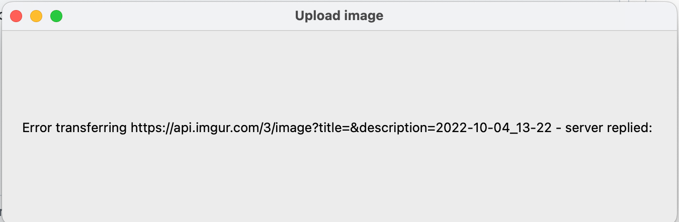 Error transferring to Imgur · Issue #2933 · flameshot-org/flameshot · GitHub