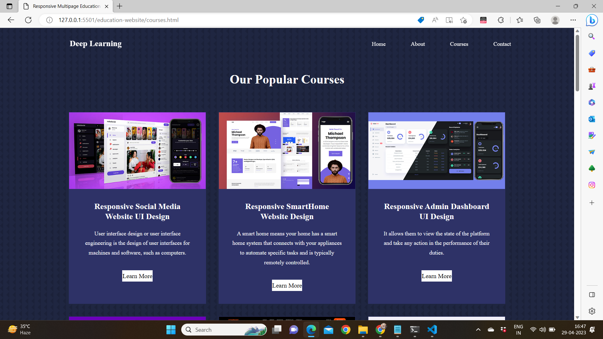 GitHub - Raja1babu/education-website