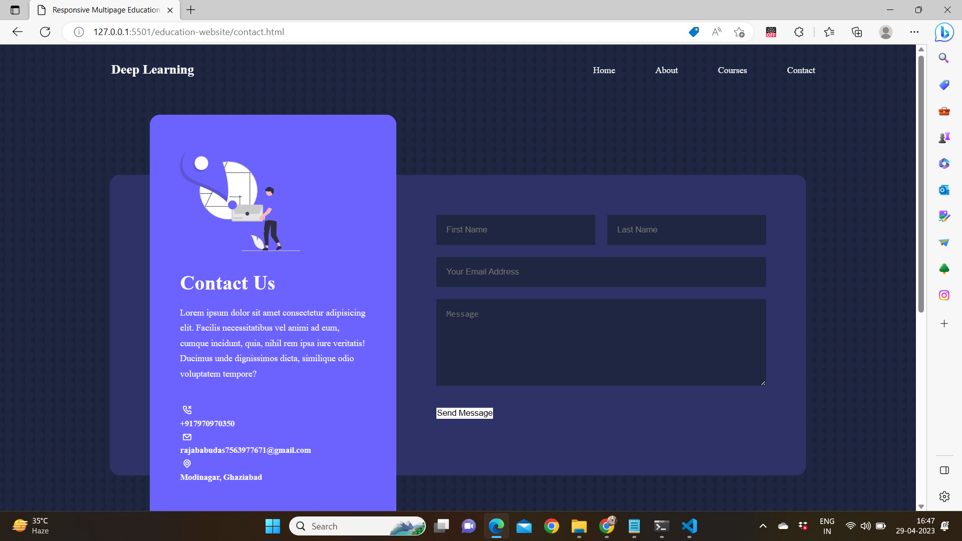 GitHub - Raja1babu/education-website