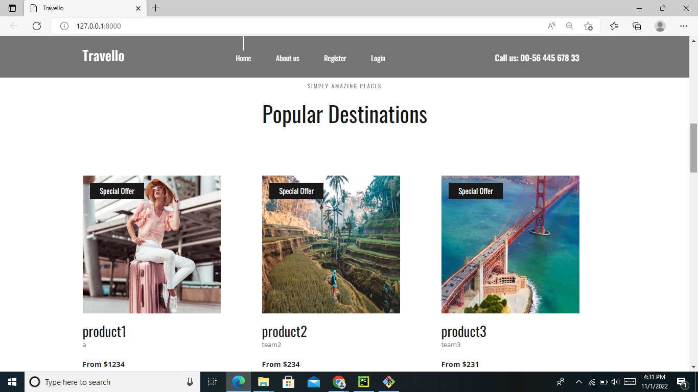 Github Rizvanak Travel Project