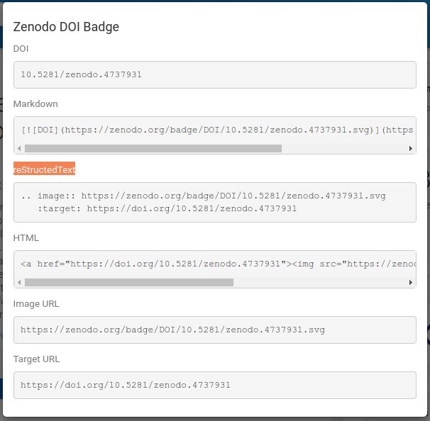 Typo "reStructedText" on Zenodo DOI Badge information · Issue #2204 · zenodo/zenodo · GitHub