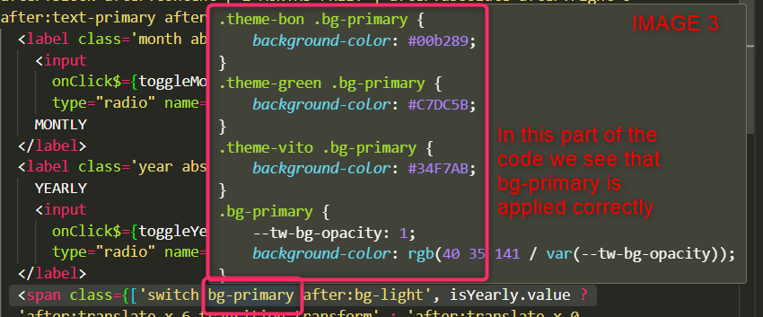 bug with colors (bg-primary/5) with multiple themes · tailwindlabs tailwindcss · Discussion ...