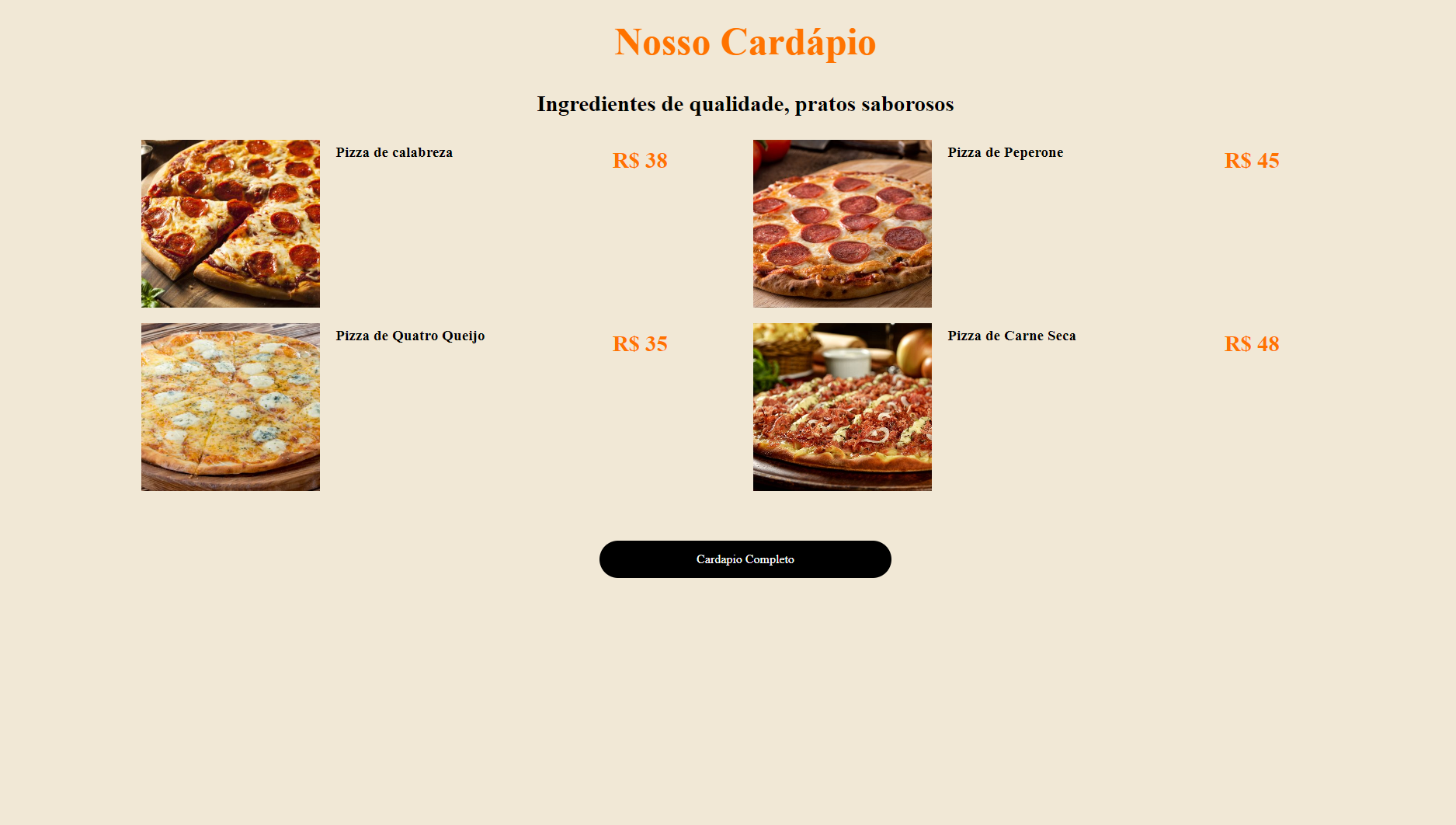 GitHub - alexLDSpedroDEV/land-pag-pizzaria-react: primeiro site feito em react