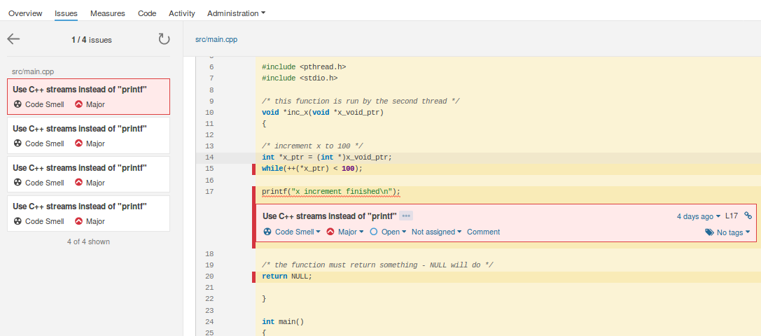 Any Example Code For Rule Avoid Usage Of The Function · Issue 1573 · Sonaropencommunity Sonar