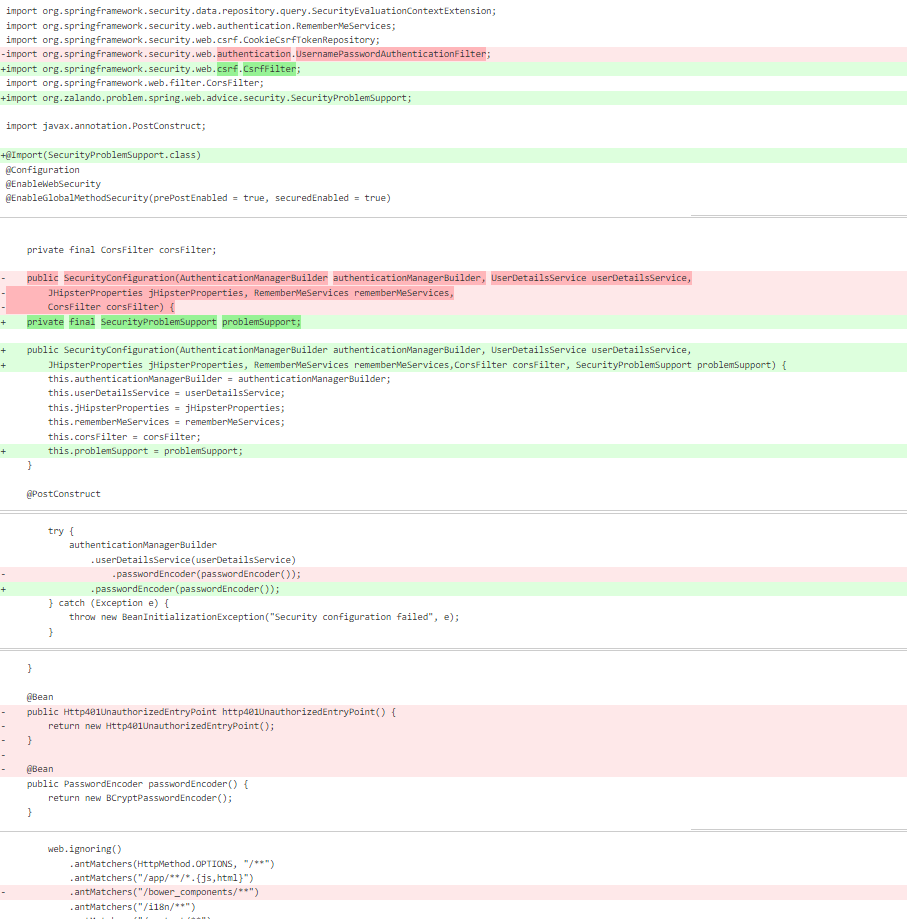 Getting InvalidCsrfTokenException: Invalid CSRF Token 'undefined' after upgrade to JHipster 4.10 ...