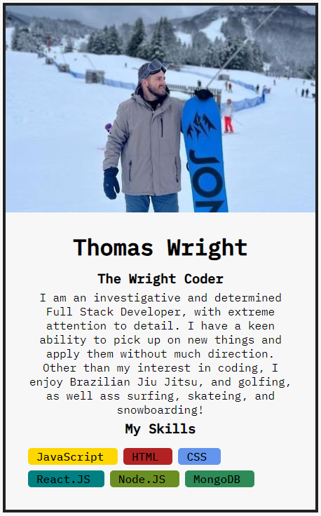 GitHub - twwright119/TWC-Developer-Card: Created with CodeSandbox