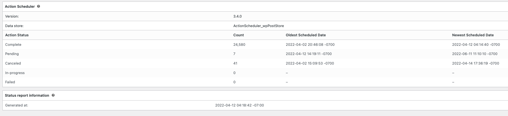 Actionscheduler Post To Posts Table Instead Of Dedicated Tables · Issue 812 · Woocommerce