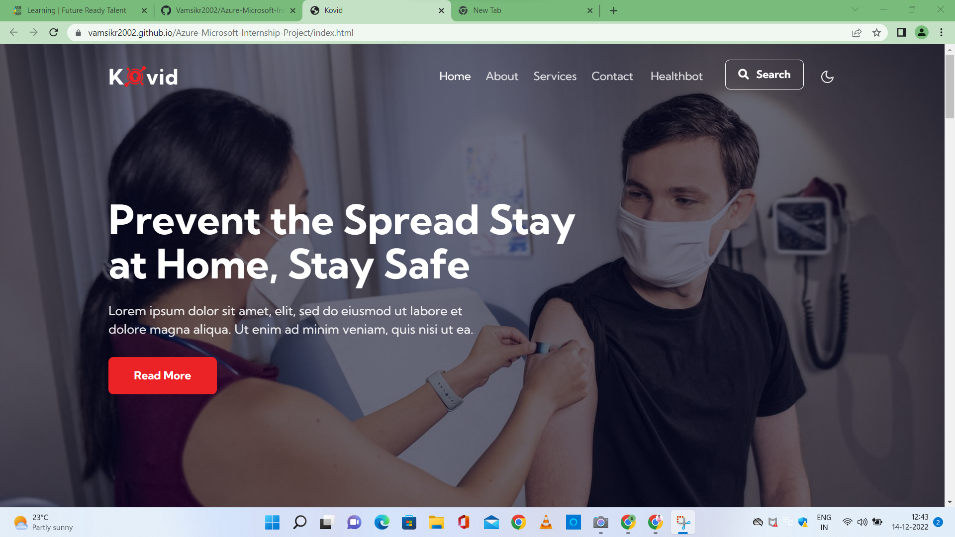 GitHub - Vamsikr2002/Azure-Microsoft-Internship-Project: Azure ...