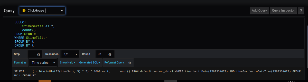 Can`t get data from ClickHouse database · Issue #171 · Altinity/clickhouse-grafana · GitHub