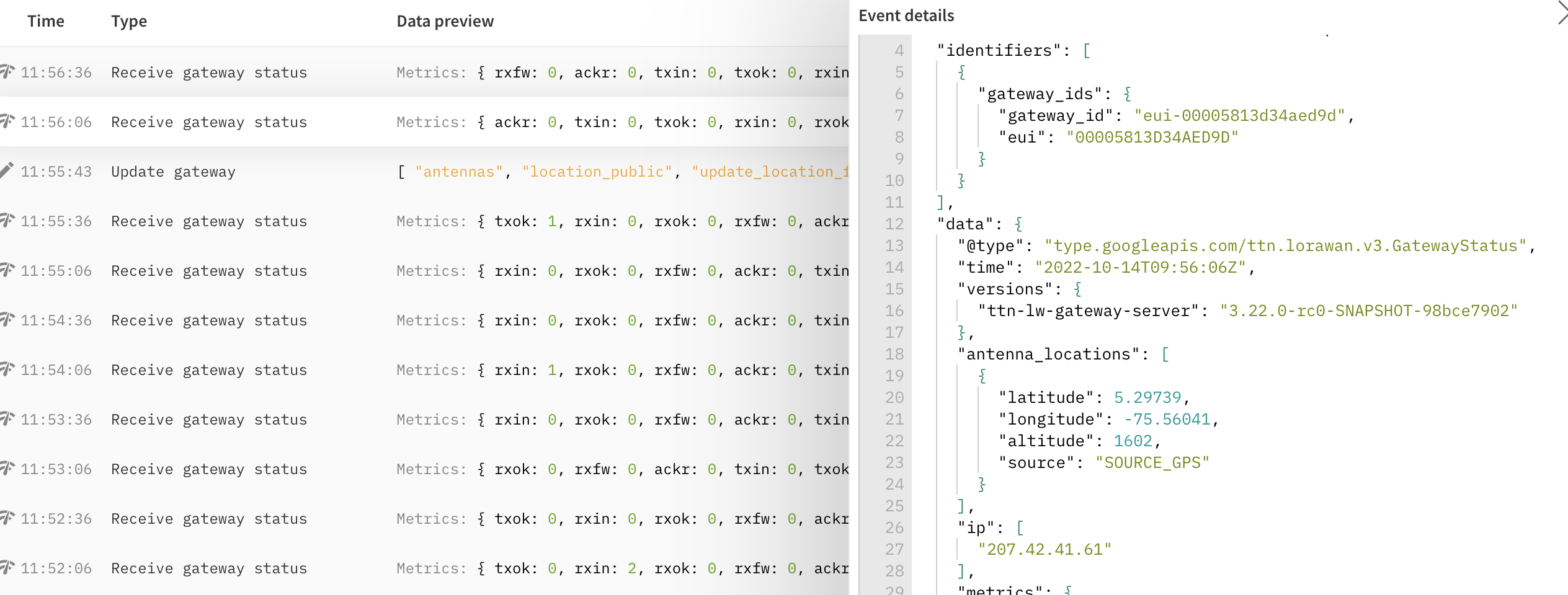 Location update from status message not working · Issue #5874 · TheThingsNetwork/lorawan-stack ...