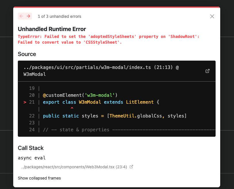 React Examples Do Not Work · Issue 848 · Reown Comappkit · Github